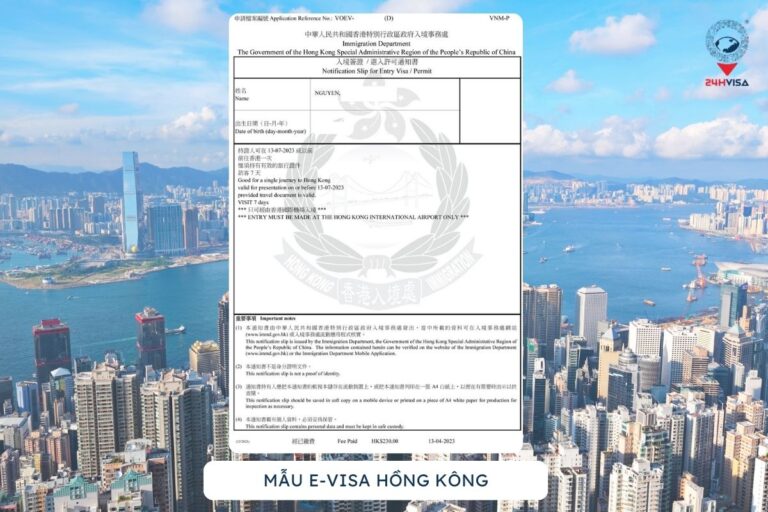 Thủ tục, hồ sơ và kinh nghiệm xin Visa Hồng Kông 2024