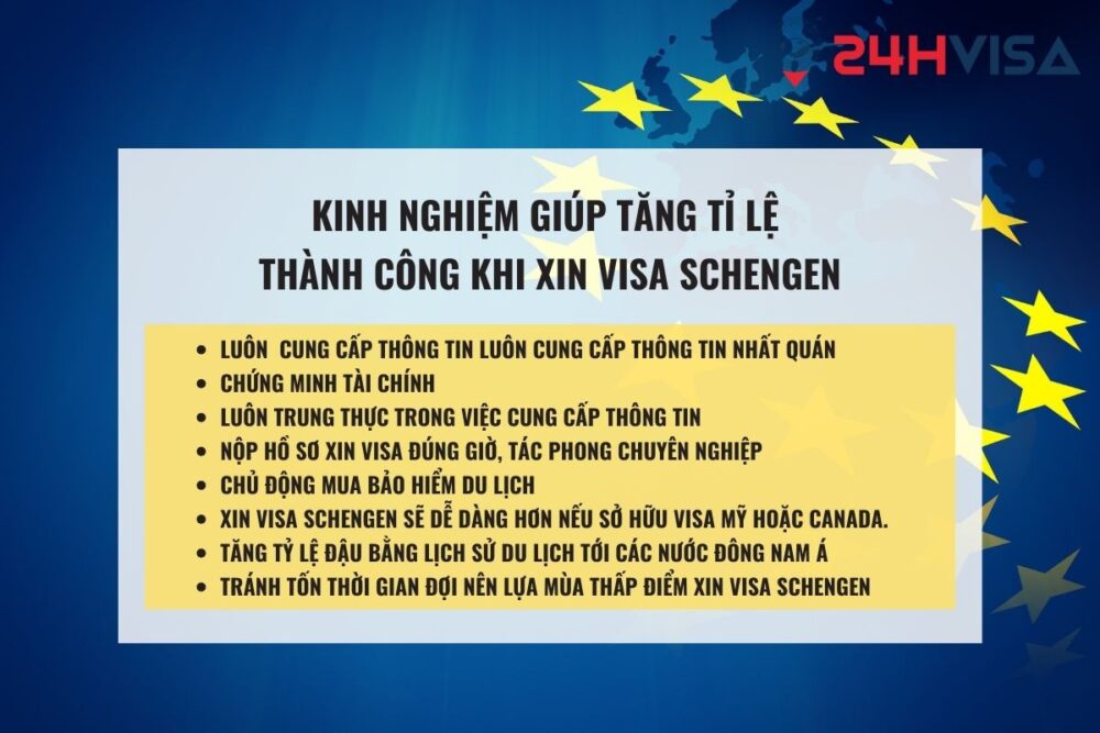 Visa Schengen (Visa Châu Âu): Hướng dẫn chi tiết thủ tục xin